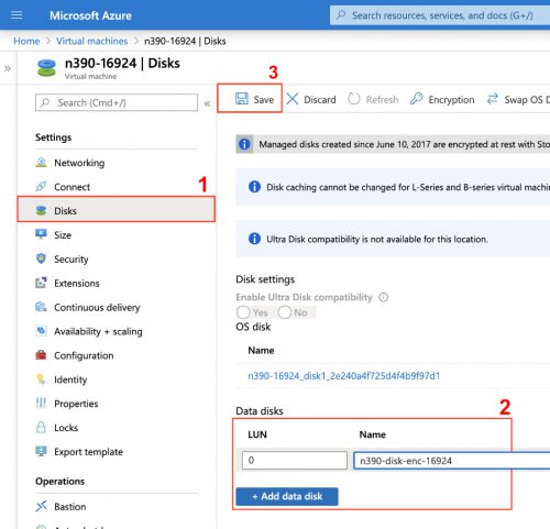 Add A Data Disk To An Azure Linux Virtual Machine N390